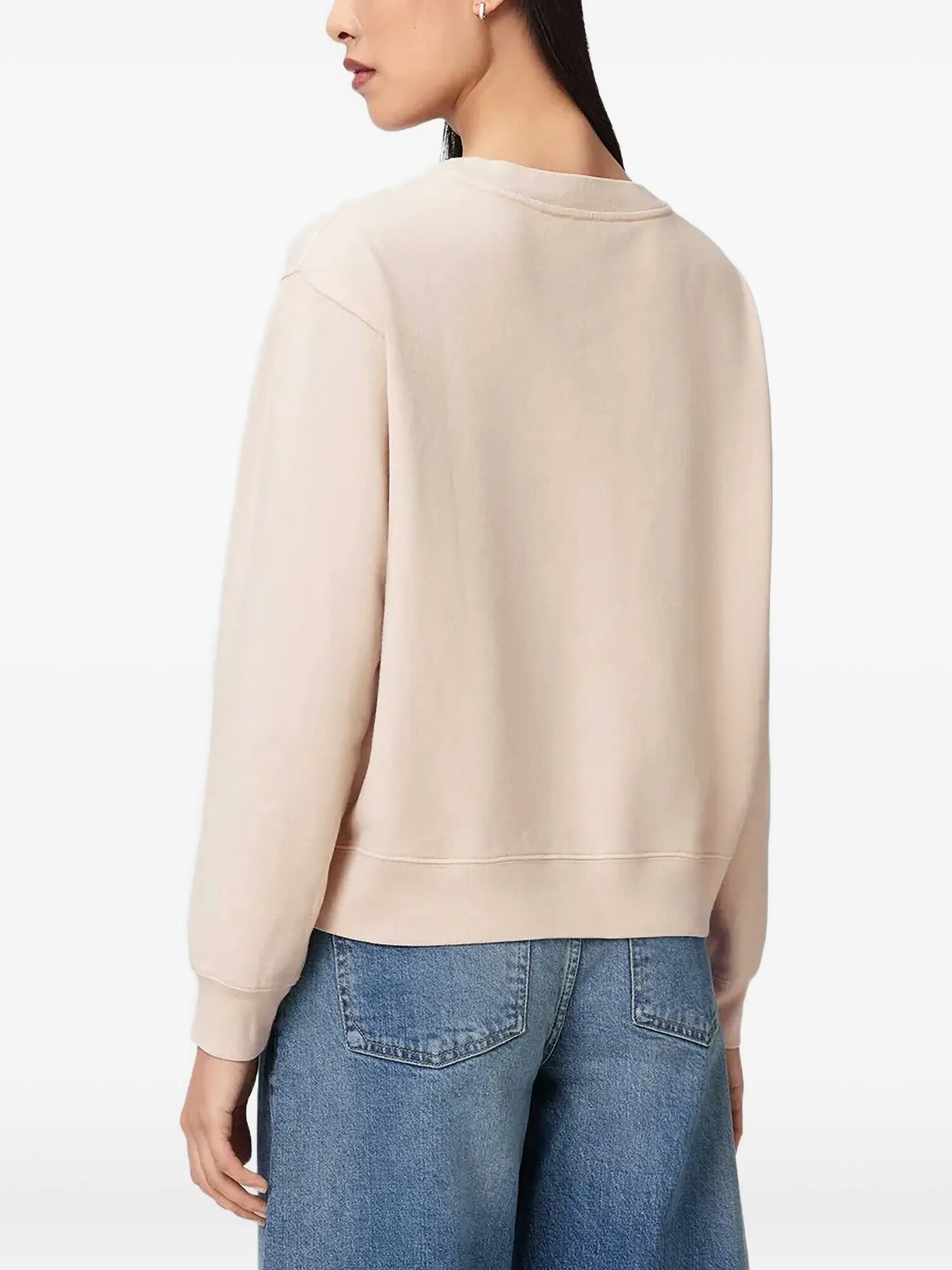 Толстовка AllSaints Logo-patch crew neck sweatshirt, размер 42 — фото 1