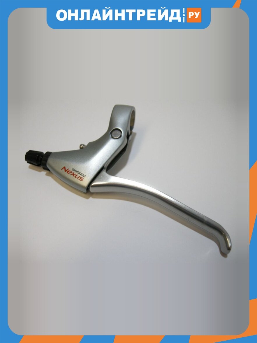 Тормозная ручка Shimano Nexus, C6010, левая, для роллерного тормоза, цв. серебрист, б/уп.