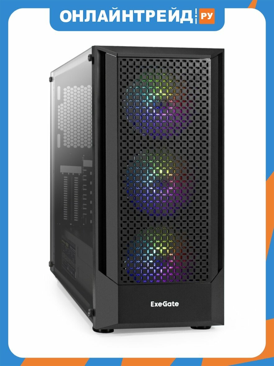 Корпус Exegate EVO-8227, черный (EX295765RUS)