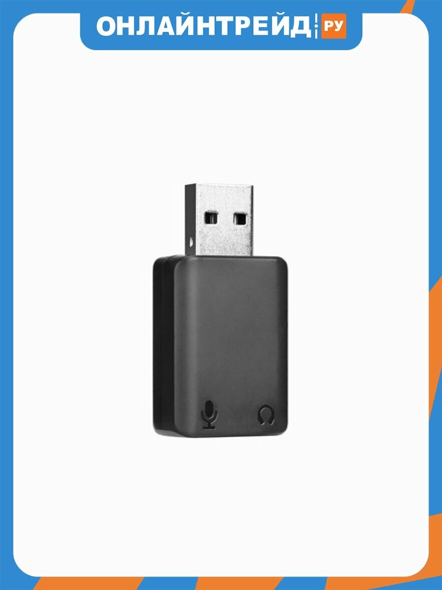 Адаптер Boya BY-EA2 Адаптер USB 2.0 Тип А имеет вход для микрофона с разъемом TRS 3,5 мм и выход для наушников с разъемом TRS 3,5 мм.