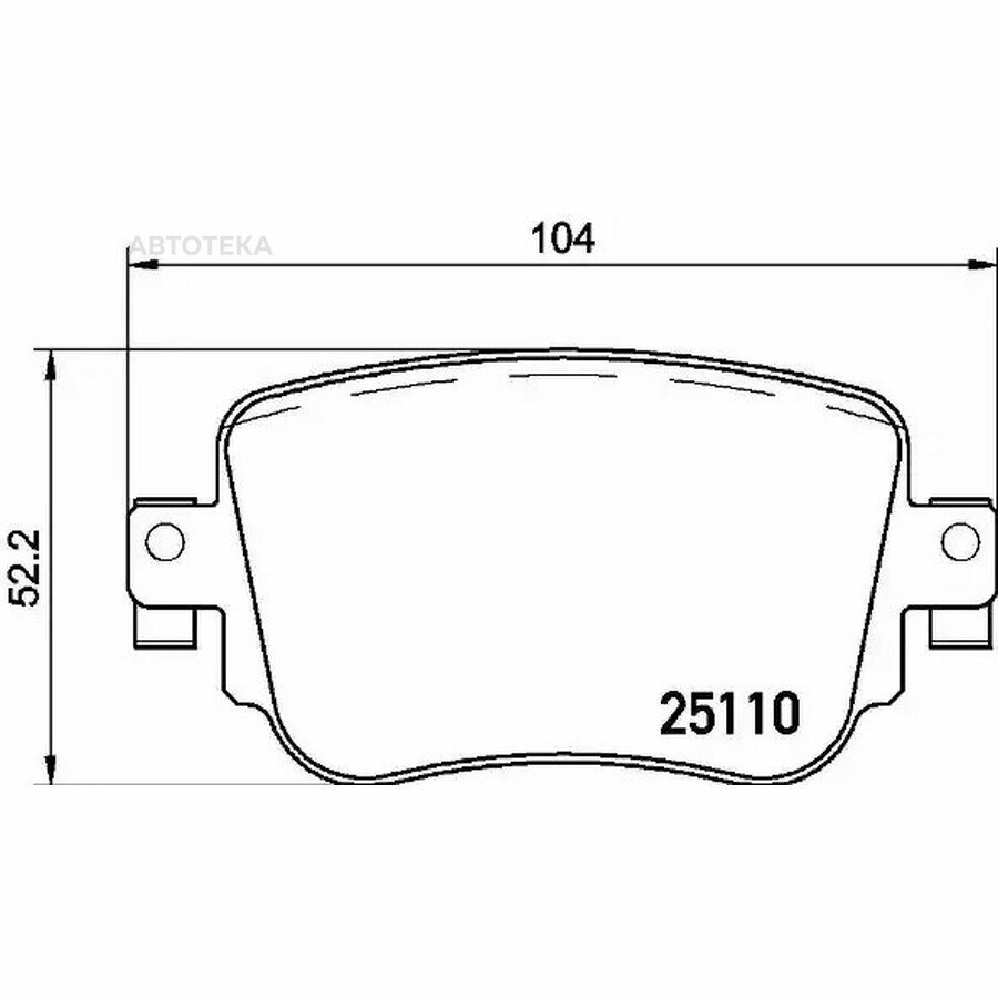 Колодки тормозные дисковые комплект BREMBO P85135