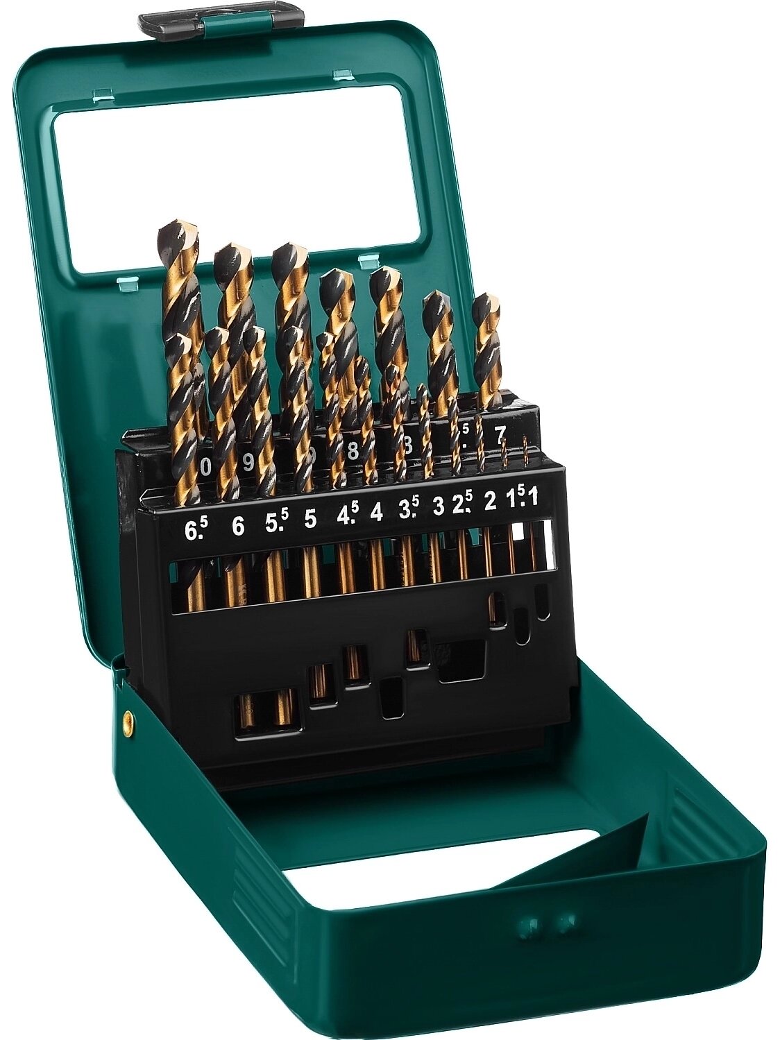 Набор сверл по металлу KRAFTOOL COBALT-8, 19 шт, (1-10 мм), сталь М42, HSS-Co(8%)