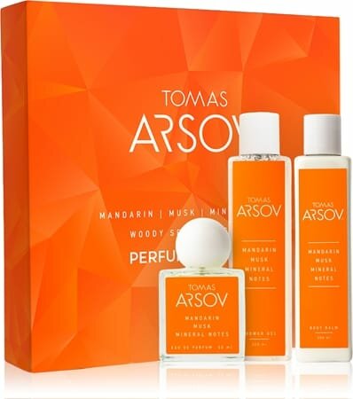 Набор парфюмерный Tomas Arsov Mandarin Musk Mineral Notes, 3 шт