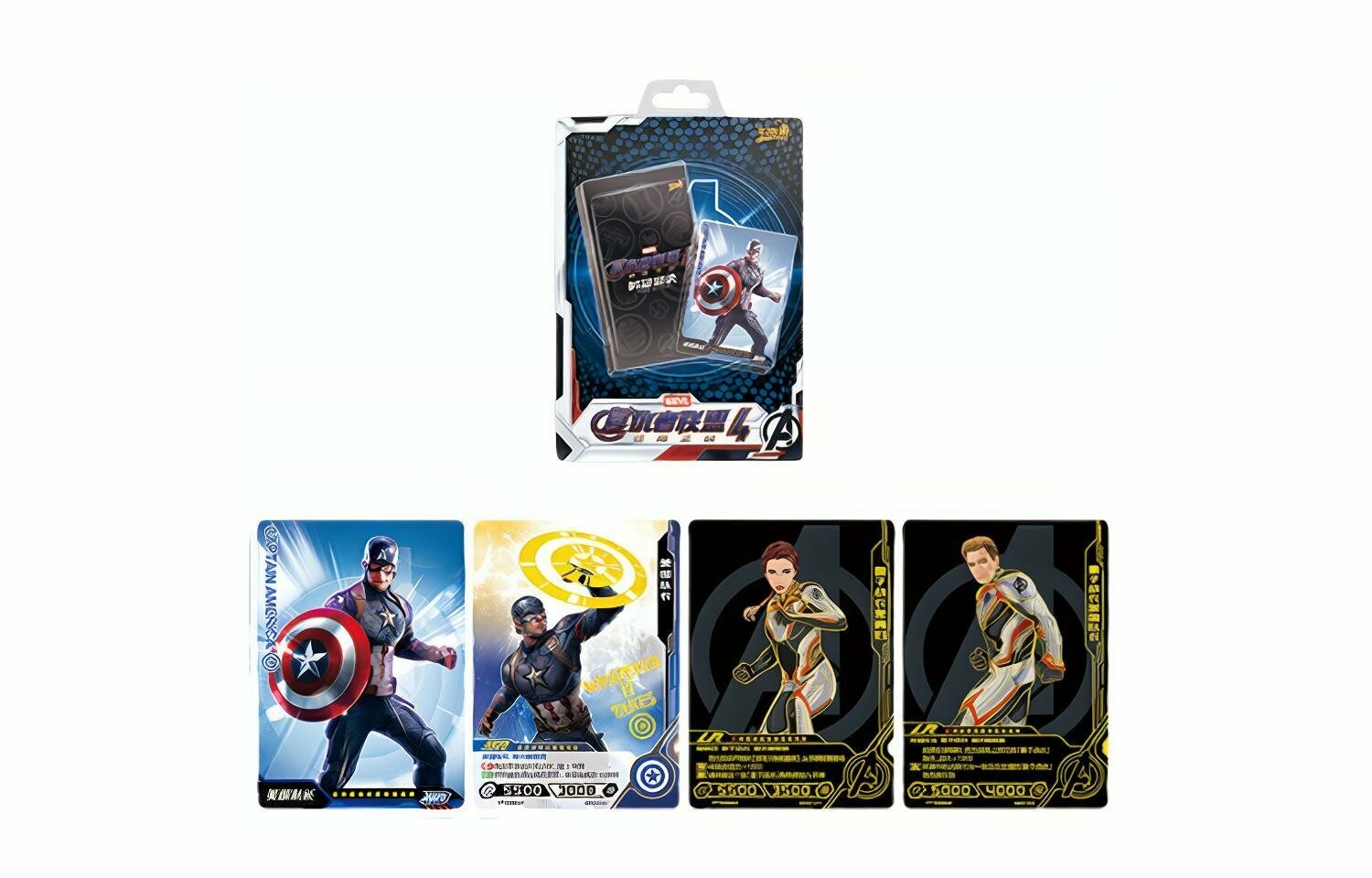 Коллекционные карты унисекс KAYOU Marvel Hero Showdown Basic Edition Volume 1, синие