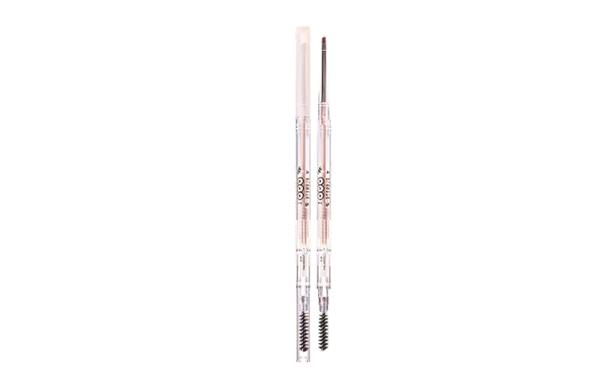 Точный карандаш для бровей женский FLORTTE Mood Research Institute Collection, оттенок M5# Milk Tea Brown, 2 шт.