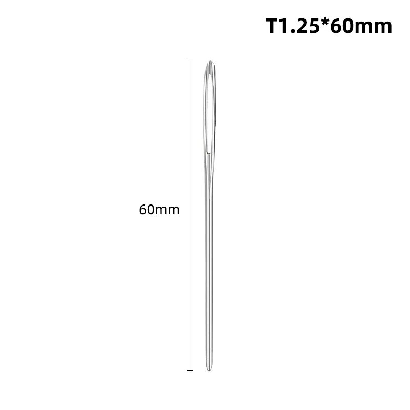 Швейные иглы стальные T1.25x60mm, белые