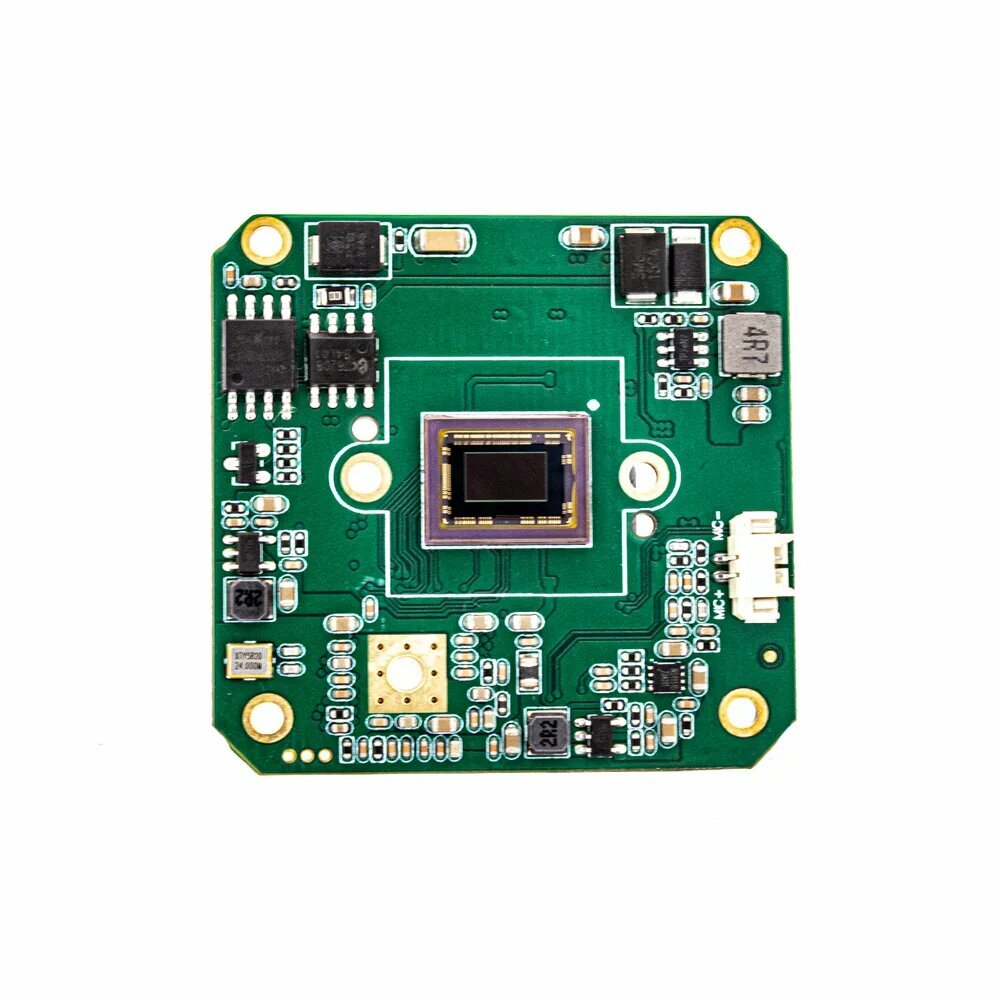 IP-камера 1080P 5-50 мм IMX307 CMOS POE Зеленый, Without Lens, DC12V