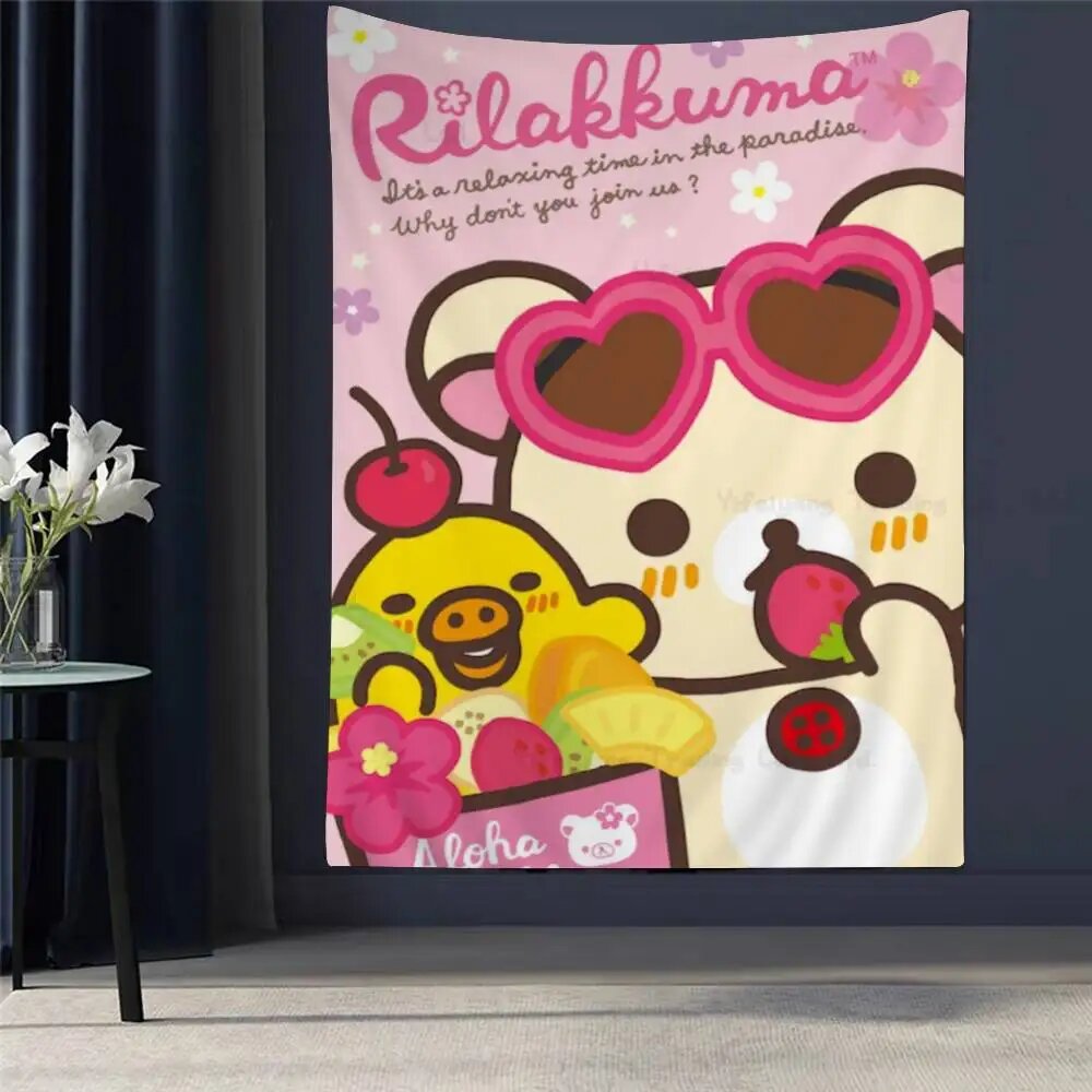 Гобелен Rilakkuma Aloha, 80x120cm, z10