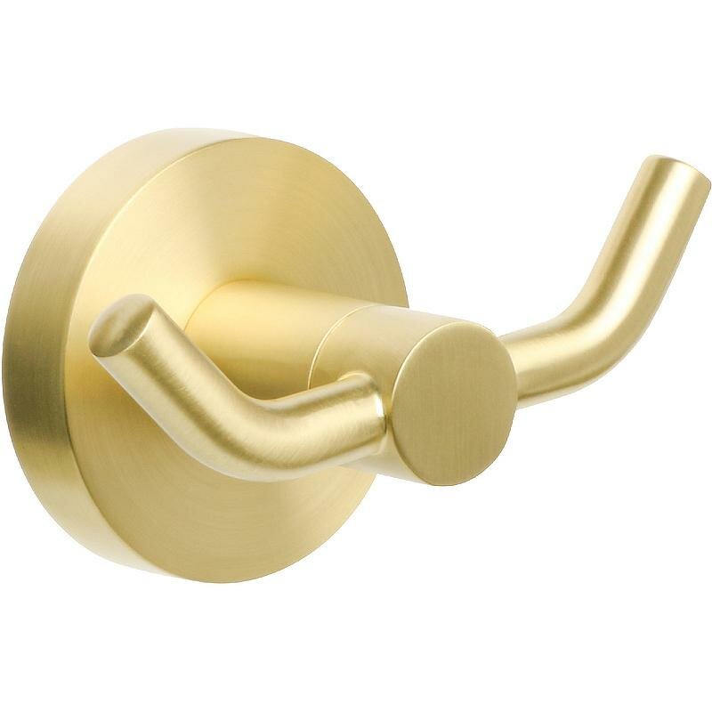 Двойной крючок Fixsen Comfort Gold FX-87005A Золото-сатин