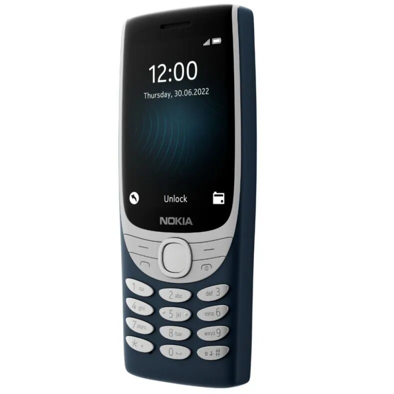 Мобильный телефон Nokia 8210 2022, синий, 2.8 дюйма, 4 МБ, 1 SIM, 2G