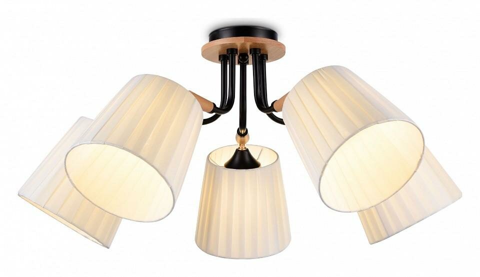 Люстра Ambrella Light TR TR4733 цвет плафона подвески Белый, цвет арматуры Коричневый, Черный
