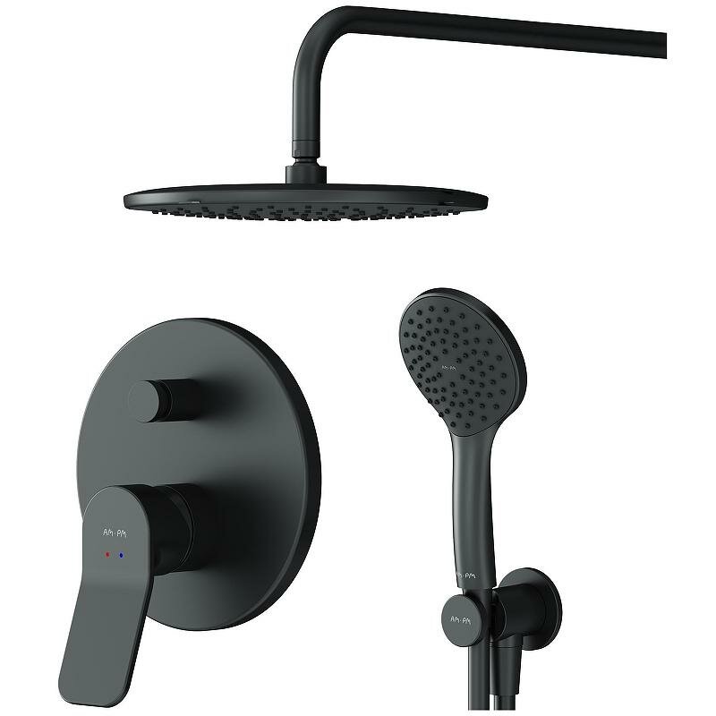 Душевая система AM.PM X-Joy FB85A1RH02 Черная матовая