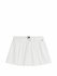 Юбка Tommy Jeans Logo-patch pleated mini skirt, размер 26 JEAN, бежевый/белый