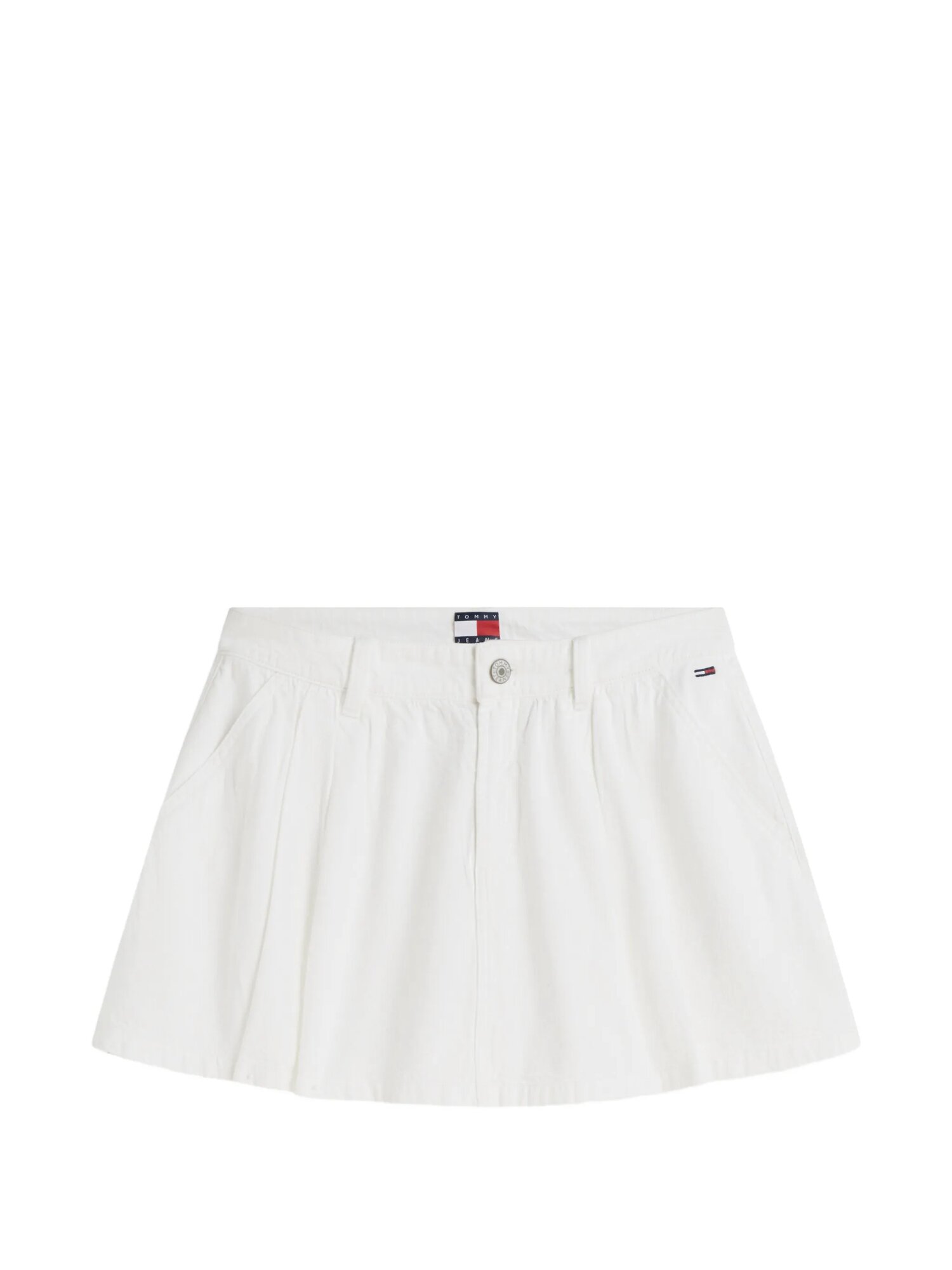 Юбка Logo-patch pleated mini skirt