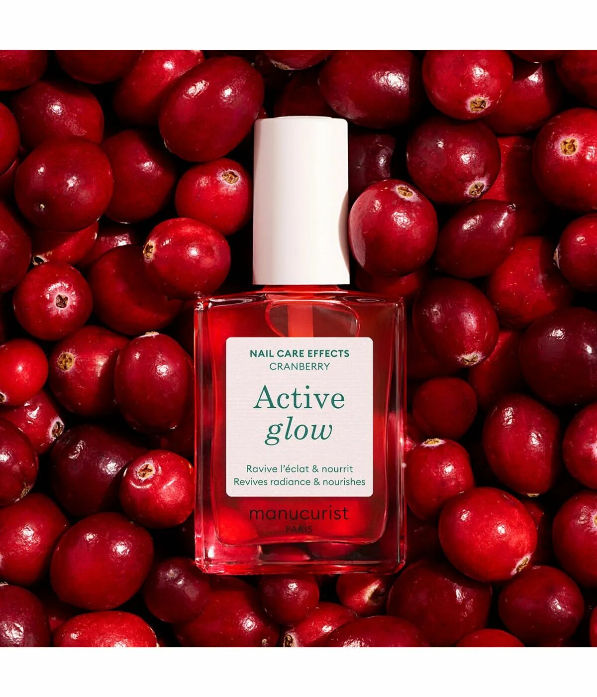 Лак для ногтей Manucurist Active Glow CRANBERRY, 15 ml