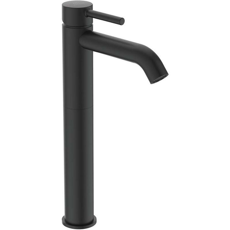 Смеситель для раковины Ideal Standard Ceraline BC269XG silk black, рычажное управление, латунь