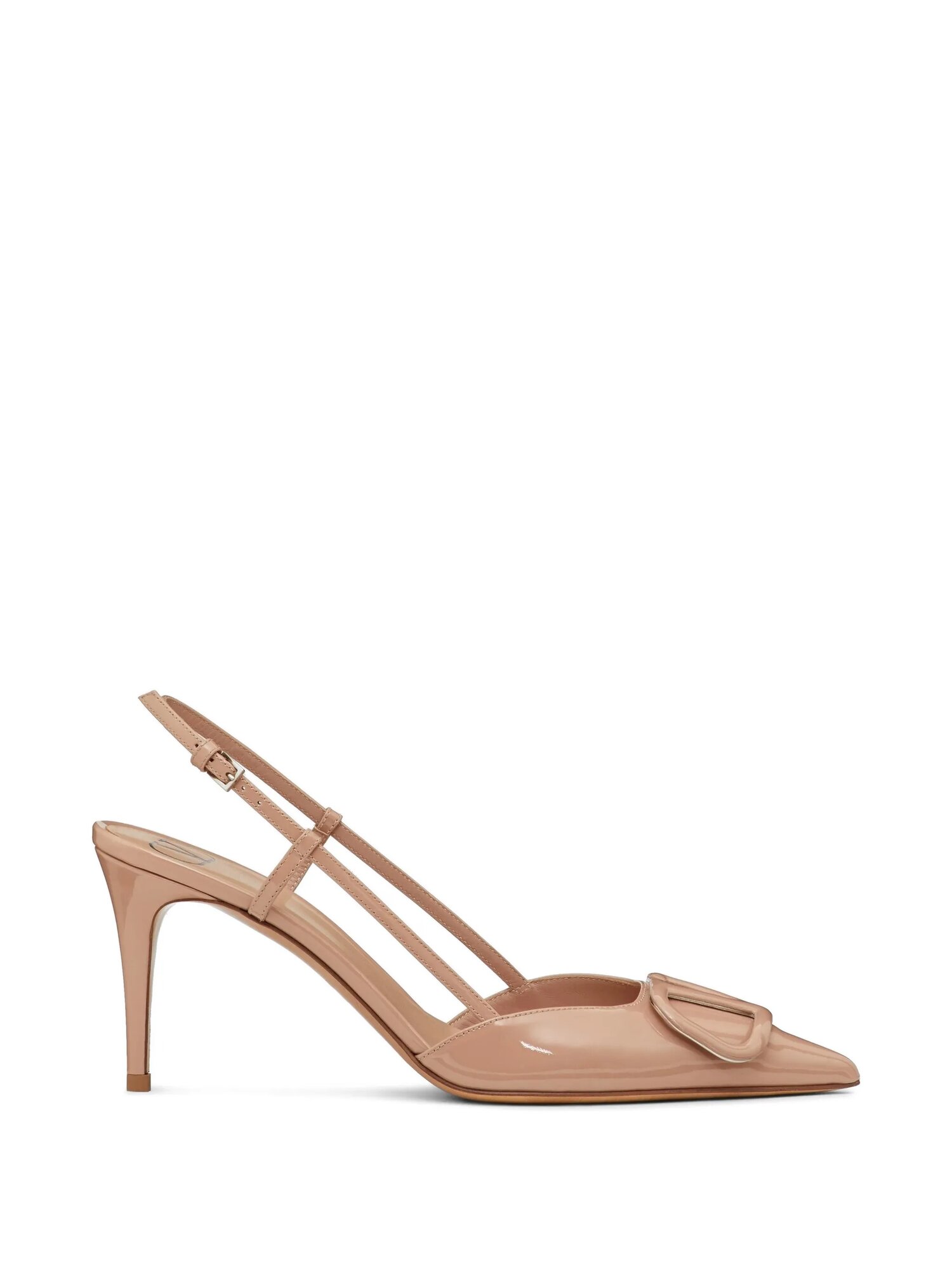 Туфли VLogo Signature patent leather pumps 