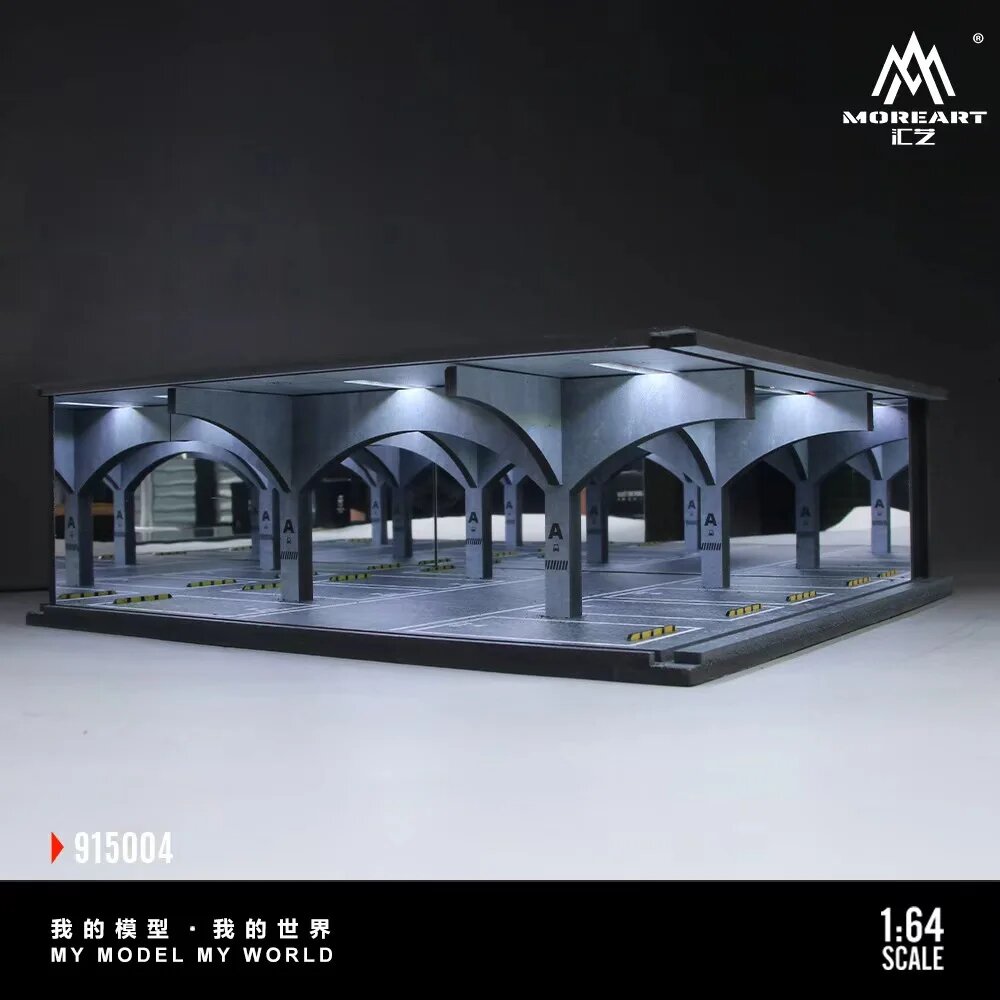 Модель подземного паркинга KICARMOD 1:64 с подсветкой