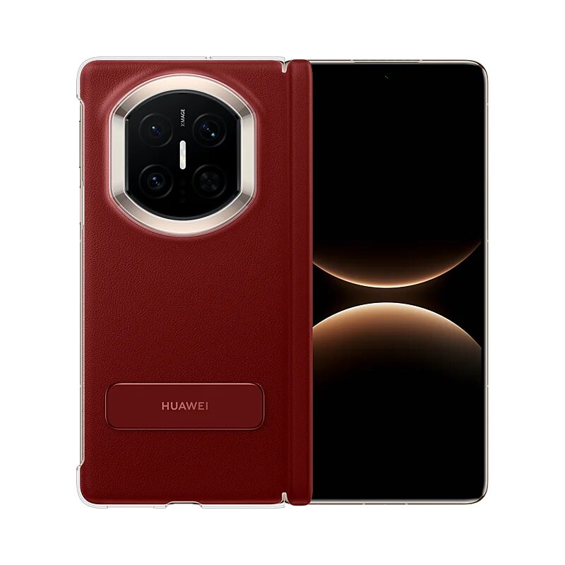 Оригинальный чехол для телефона Huawei Mate X7 с вращающимся кронштейном - защитный Бордовый, Red