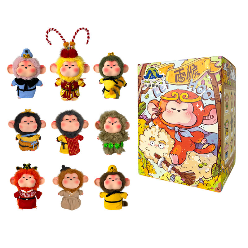 Плюшевая игрушка унисекс MOODO TOYS LeiHOO West Journey Collection, Single Mystery Box (Random Pick)