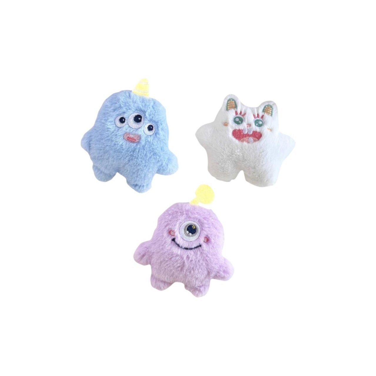 Монокуляр унисекс KUNYACHONG Красный глаз, плюшевая подвеска, 9CM EU, White+Blue+Purple