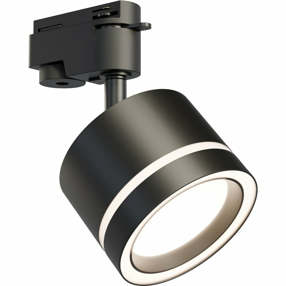 Светильник трековый Apeyron 1-фазный, под Led лампу, GX53, max 15Вт, IP20, черный, алюминий+акрил 16-86