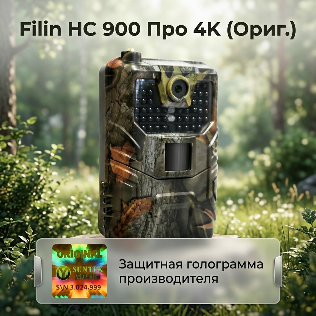 Фотоловушка для наблюдения и охраны - Филин HC-900 Pro-4K (Original)