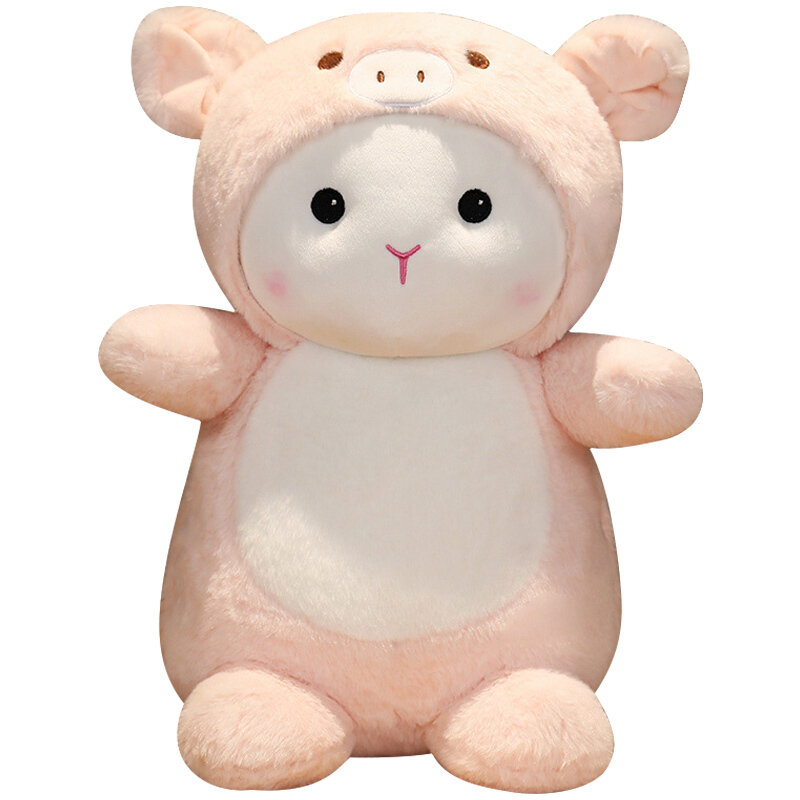 Плюшевая игрушка-грелка унисекс Barbne, Pink Piglet, 37CM EU