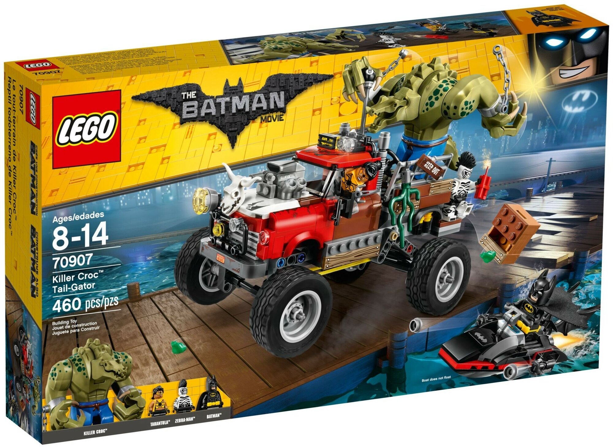 Конструктор LEGO Batman Movie 70907 Хвостовоз Убийцы Крока, 460 дет.