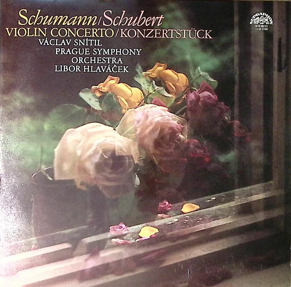 Пластинка виниловая Vaclav Snitil Schuman Schubert Violin concerto Supraphon 300 мм. Near mint