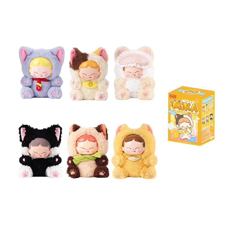 Плюшевая игрушка унисекс TOYCITY MIKA Cafe Open For Business, Single Mystery Box (Random Pick)