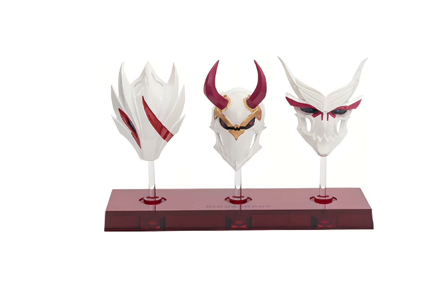 Коллекционный набор масок унисекс League of Legends Fiery Scarlet Collection, League of Legends, Crimson Moon Collection, Thalion Ash, Collectible Masks Set