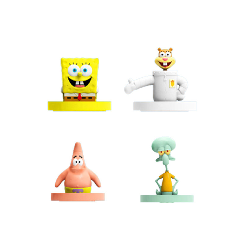 Набор фигурок унисекс SUNNY&SANDY Good Friend Combo 4-Piece: SpongeBob+Patrick+Squidward+Sandy