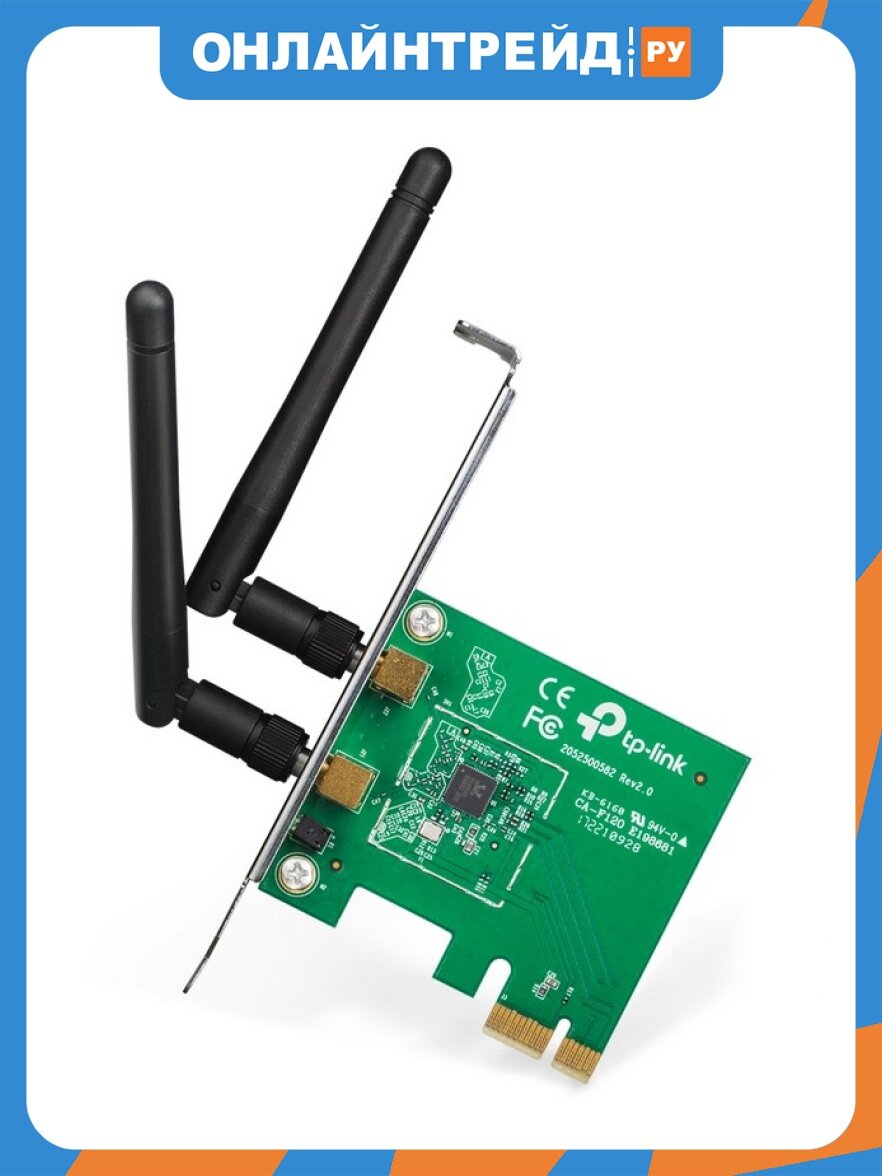 Wi-Fi адаптер Tp-link TL-WN881ND Wireless N PCI Express 802.11n/300 Mbps