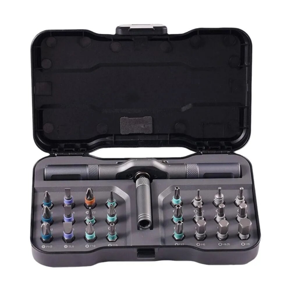 Реверсивная отвертка с набором бит AtuMan Duka RS1 Set 24 в 1