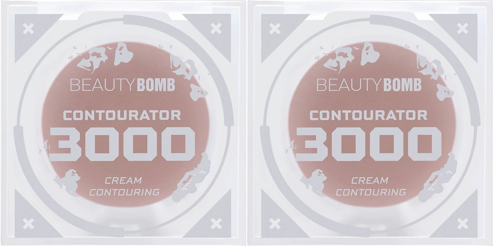 Beauty Bomb Кремовый контуринг Contourator 3000, тон 01, 2 шт