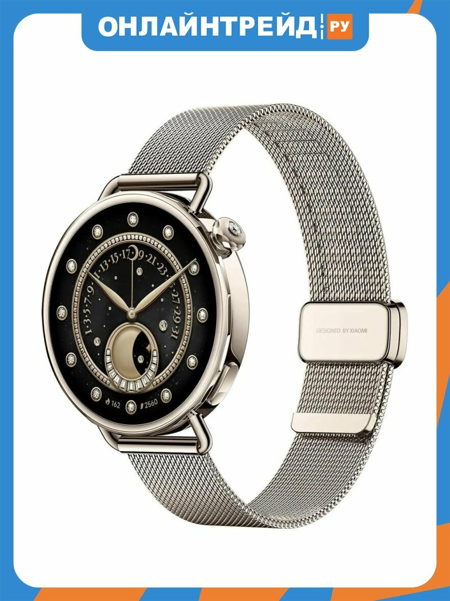 Смарт-часы Xiaomi Watch S4 Milanese Strap Золотые