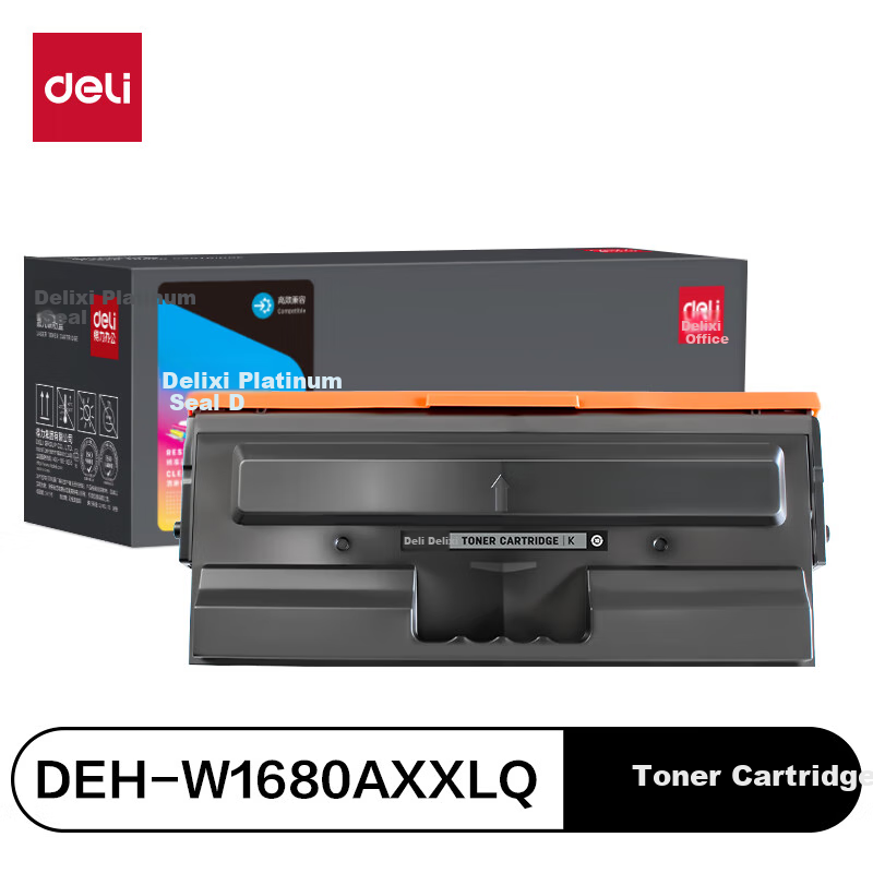 Картридж Deli 1680A совместимый с HP 116w/117w/105a/115a/1136w/1188w/1660A 11000 страниц высокая емкость Размер：1