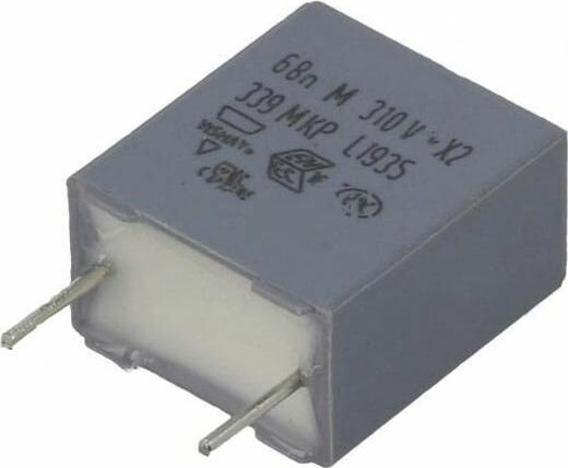 Vishay BFC233920683 Конденсатор: полипропиленовый, 68нФ, 630ВDC, 7,5мм, 20%, 1шт