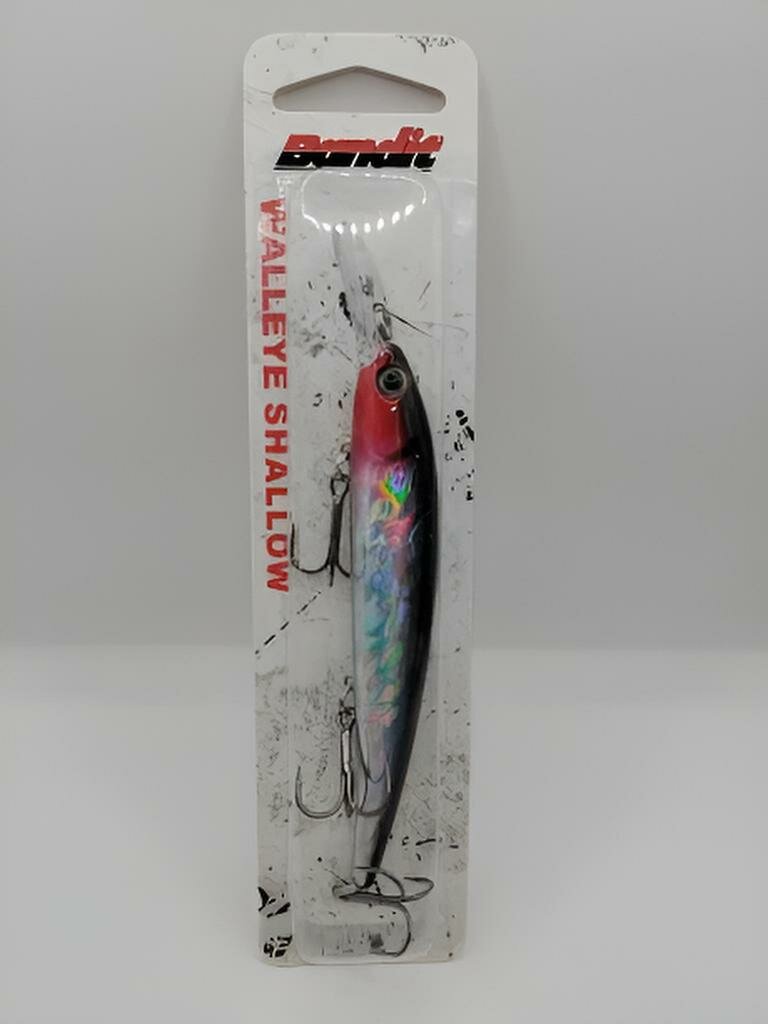 Воблер BANDIT WALLEYE SHALLOW 120 мм 19 г минноу плавающий, глубина 3 м, для щуки, окуня
