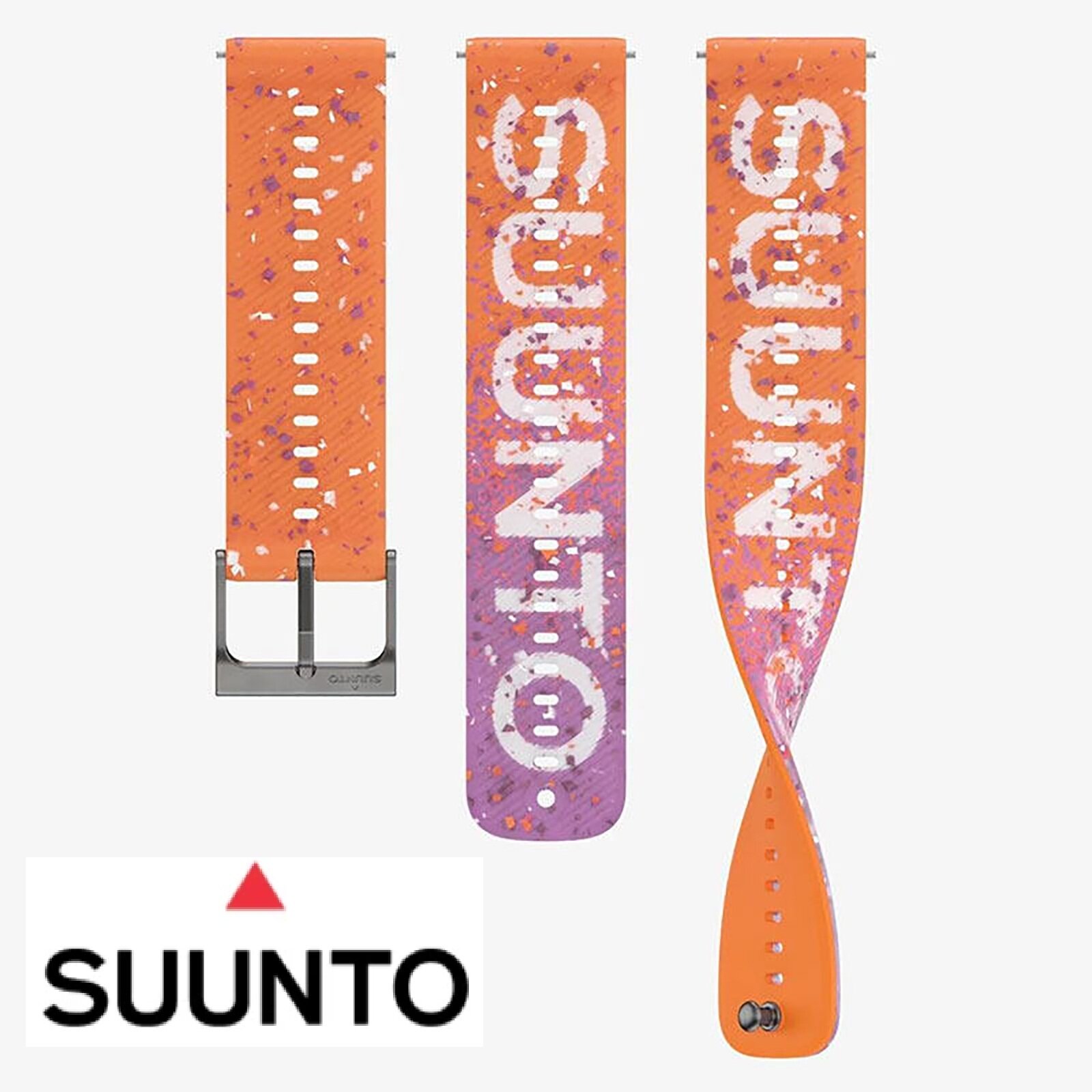 SUUNTO RACES 22MM Силиконовый ремешок, Дышащий, сверхлегкий, быстросохнущий, Благоприятный для кожи