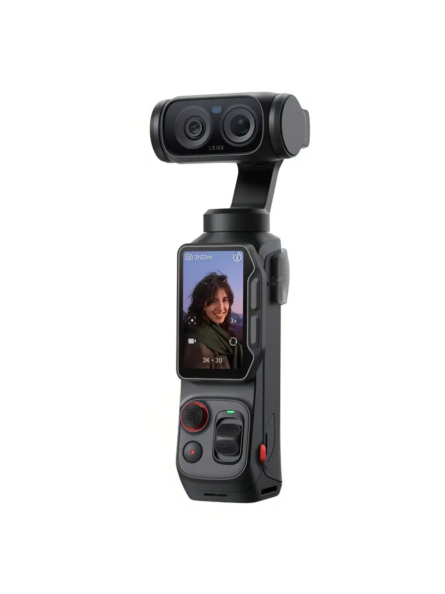 Экшн-камера Insta360 Luna Ultra Creator Bundle black, 3-х осевая стабилизация