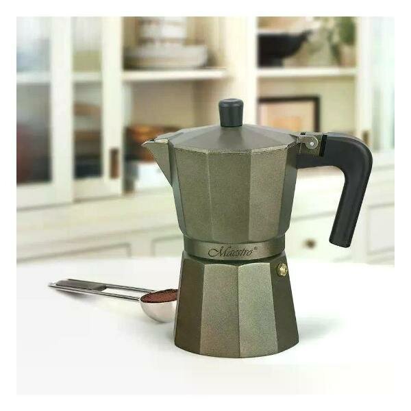 Кофеварка гейзерная Maestro MR-1666-3-BROWN