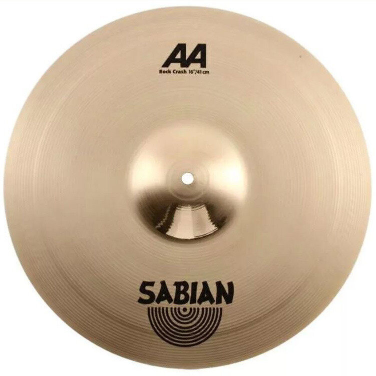 Тарелка Крэш для ударной установки Sabian 16" AA Rock Crash Brilliant