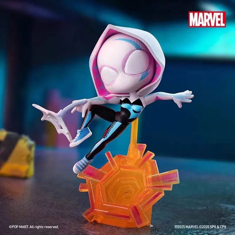 POPMART-Action figures of the Marvel's Spider-Man: Across the Spider-Verse series, изысканный подарок,8.5-10cm