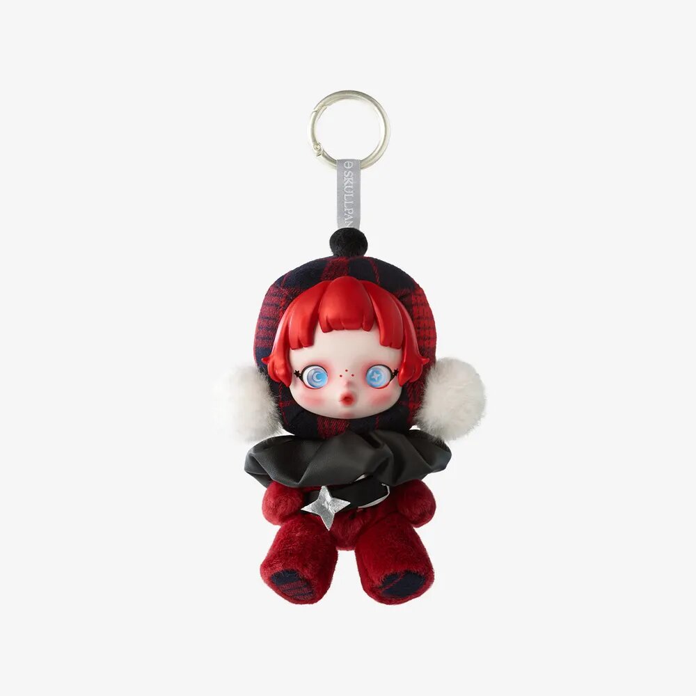 POP MART - SKULLPANDA Winter Symphony Series Plush Doll, Rock On, Подарки, украшения комнат, 1 шт