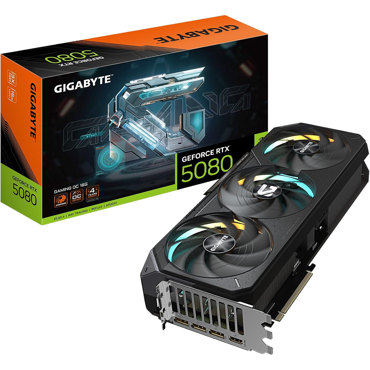 GIGABYTE GeForce RTX 5080 Gaming OC 16G GDDR7 256 Bit PCIe 5.0 x16