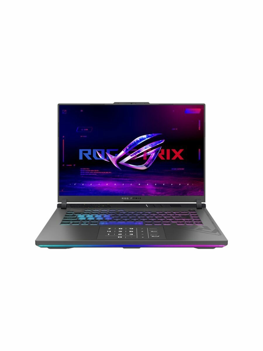 ASUS Игровой ноутбук 16", AMD Ryzen 9 8940HX, RAM 16 ГБ, SSD 1024 ГБ, NVIDIA GeForce RTX 5070 Ti для ноутбуков (12 Гб), Без системы, (90NR0NJ7-M001J0), серый