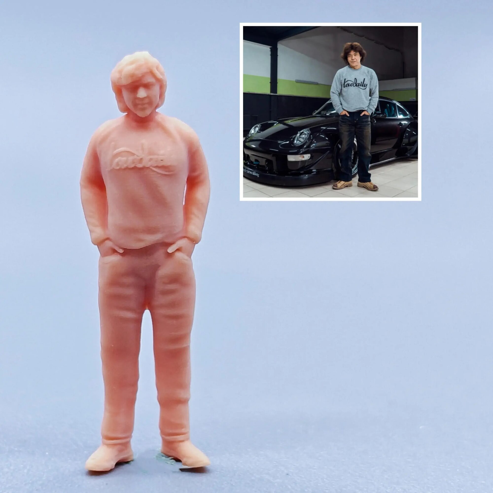 Фигурки EHCMODEL 1/64 Накай Кай неокрашенные миниатюры из резины