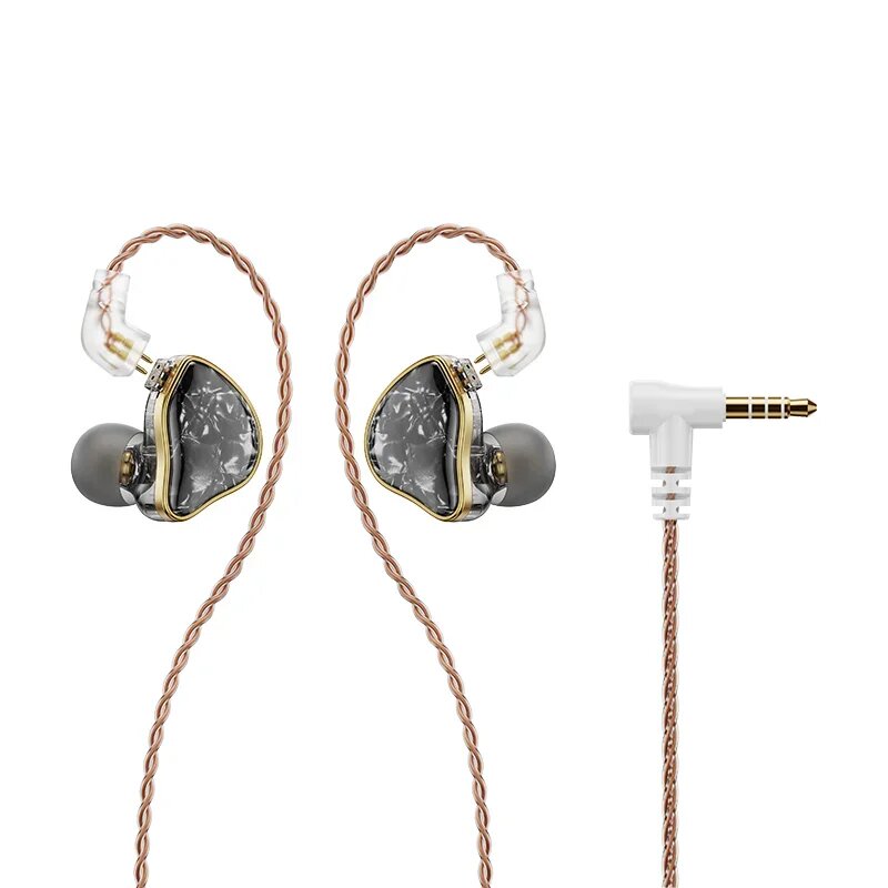 NICEHCK DB2 проводные гибридные наушники синие Black No Mic